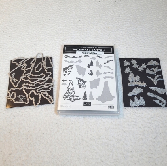 Stampin' Up! | Design | Stampin Up Waterfall Canyon Photopolymer Stamp ...